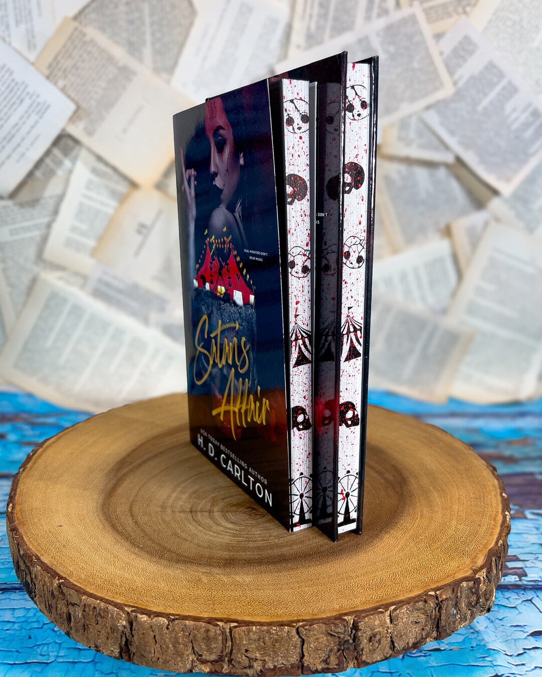 Satan's Affair by HD Carlton With Custom Sprayed Edges - Etsy