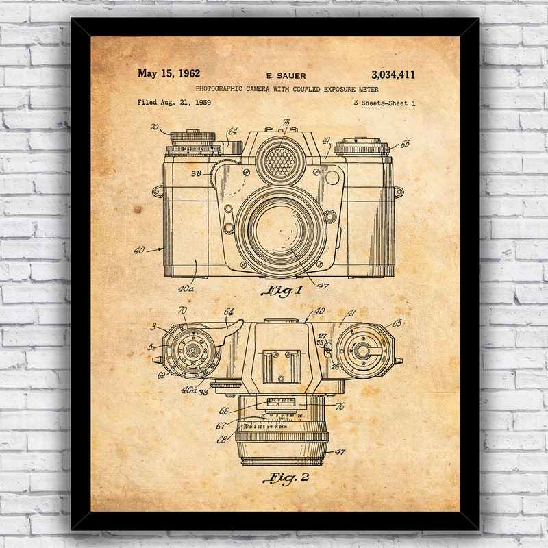 Camera Poster - Etsy