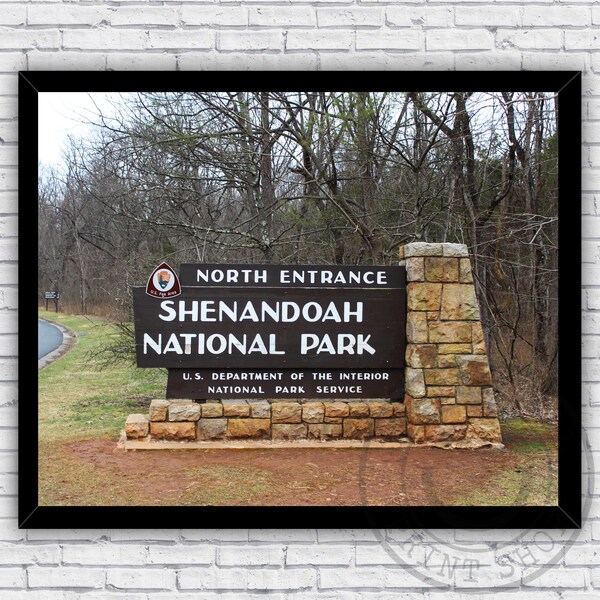 National Park Entrance Sign - Etsy