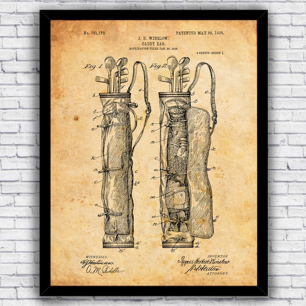 blueprint-of-golf-etsy