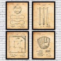 Baseball Art - Etsy