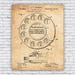 Rotary Phone Dial Patent Blueprint - Wall Art Print Decor - Size ...