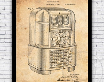 Juke Box Art Print - Etsy