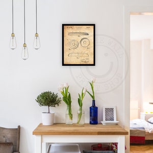 Frisbee Flying Saucer 1960s Patent Blueprint - Wall Art Print Decor ...