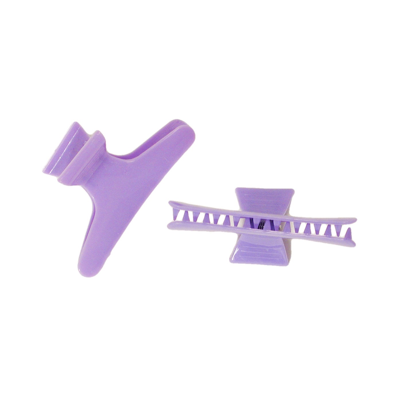 Solid Purple Satin, 7" Ruffled Fabric Claw Jaw Clip Material Bow - Etsy
