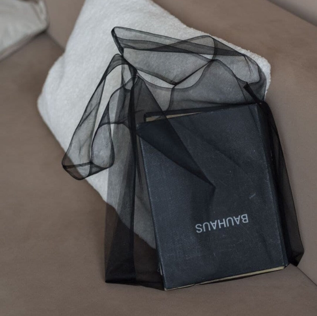 Black Shopper Bag. Transparent Bag. Net Bag. Convenient Package. Mash ...