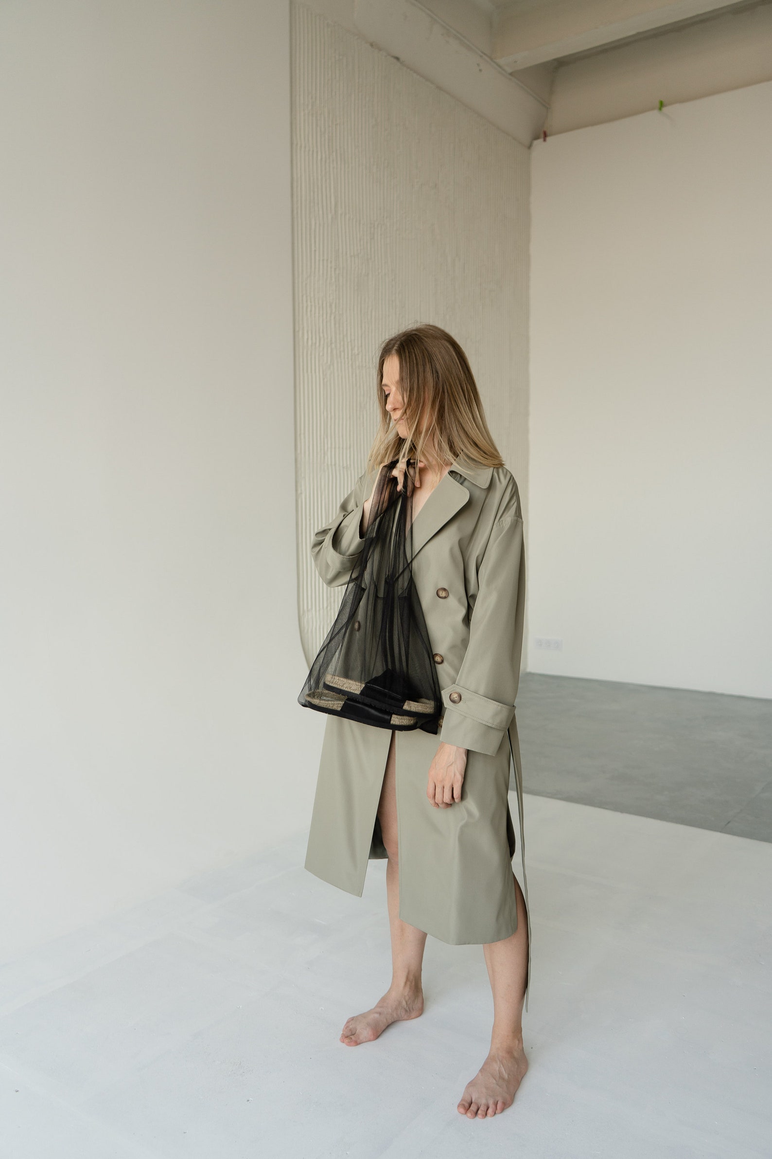 Black Shopper Bag. Transparent Bag. Net Bag. Convenient - Etsy