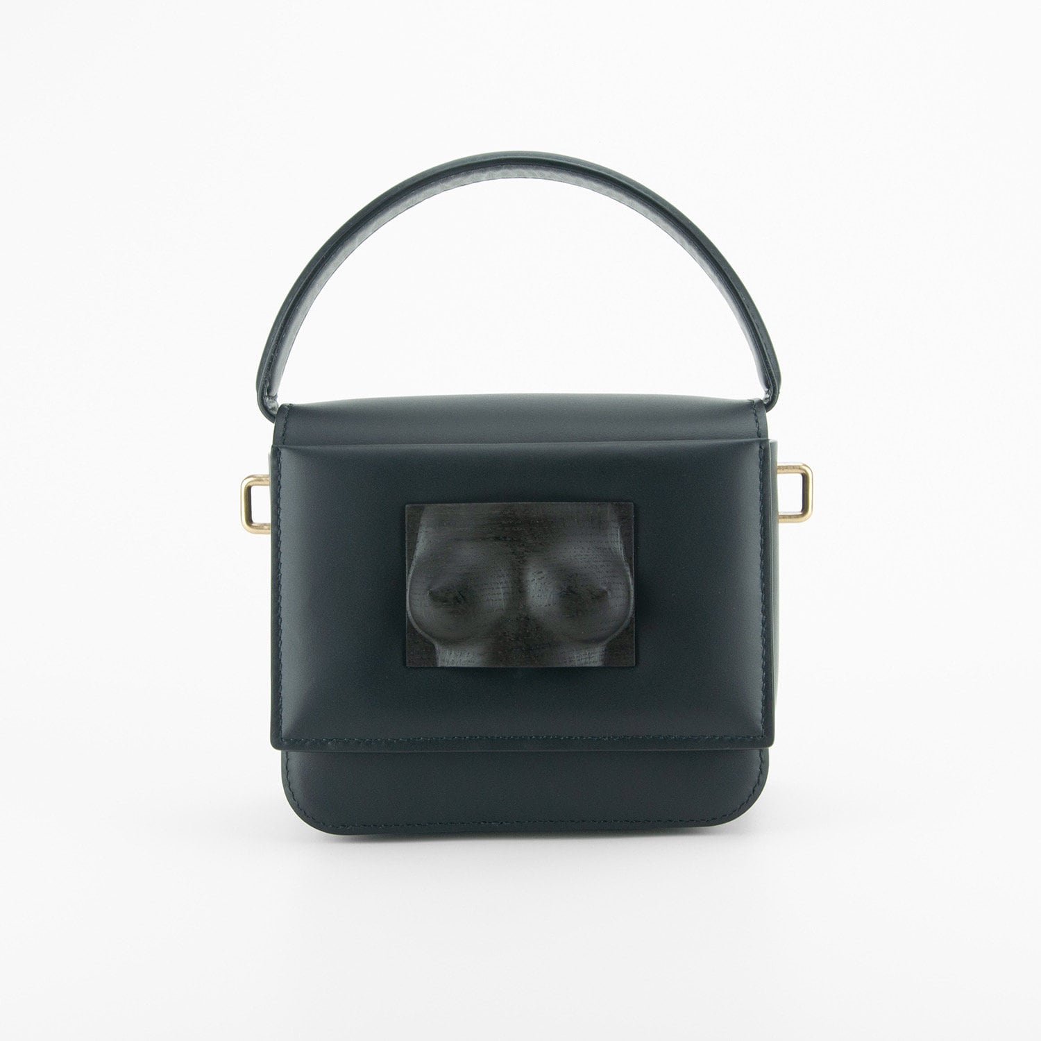 BAG SISI Wish Bog Oak Female Breast in Black Leather. - Etsy