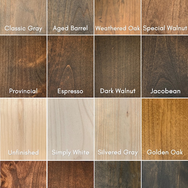 Pine Stain Samples - Etsy