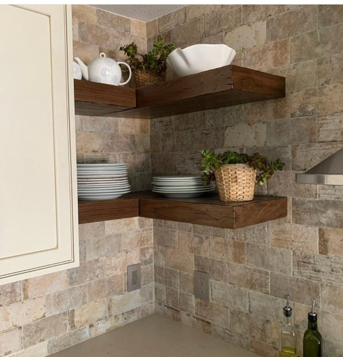 Matte Distressed Floating Shelf - Etsy