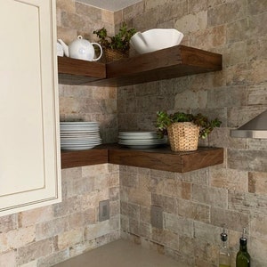 Matte Distressed Floating Shelf - Etsy