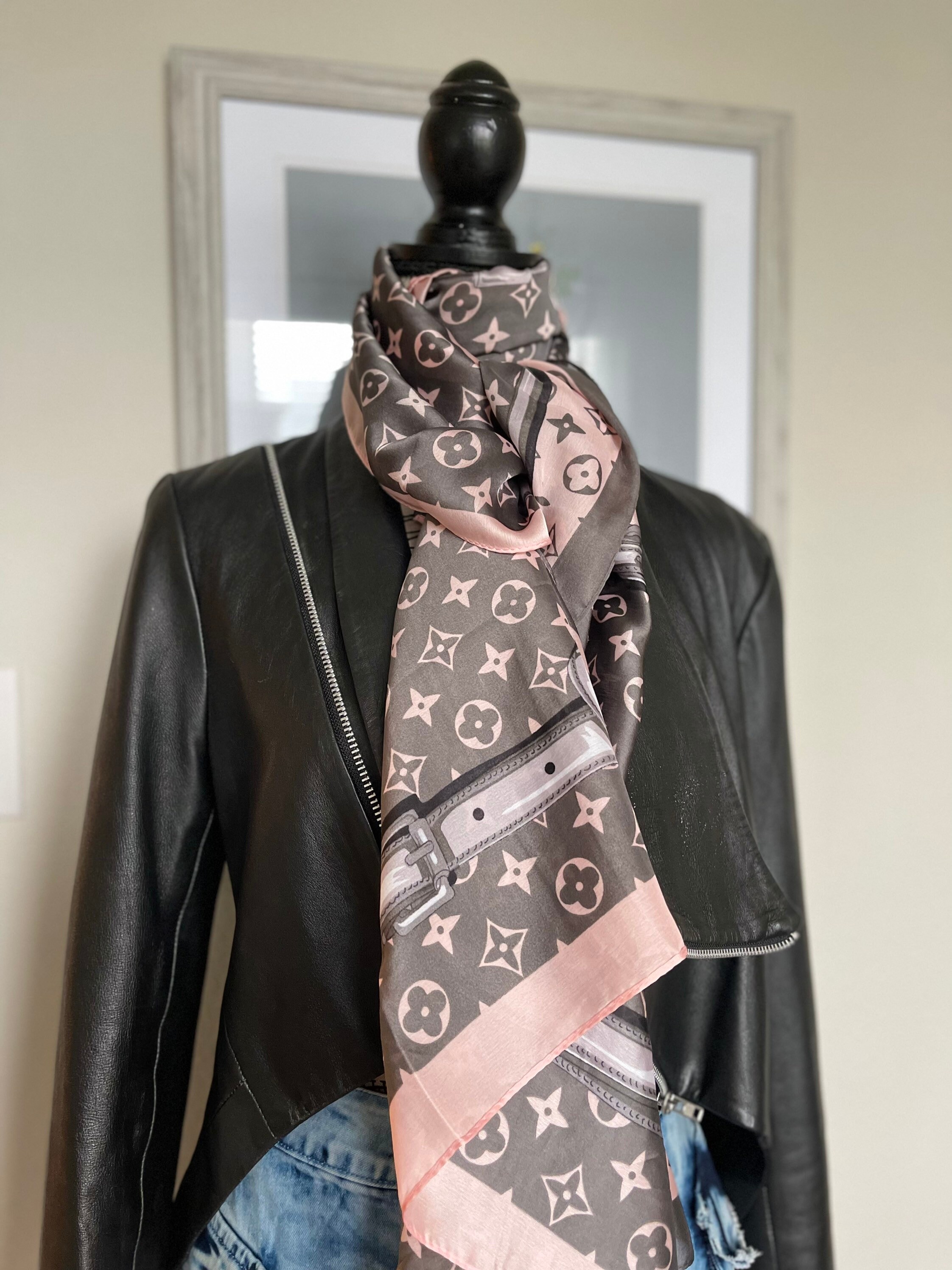 lv head scarves