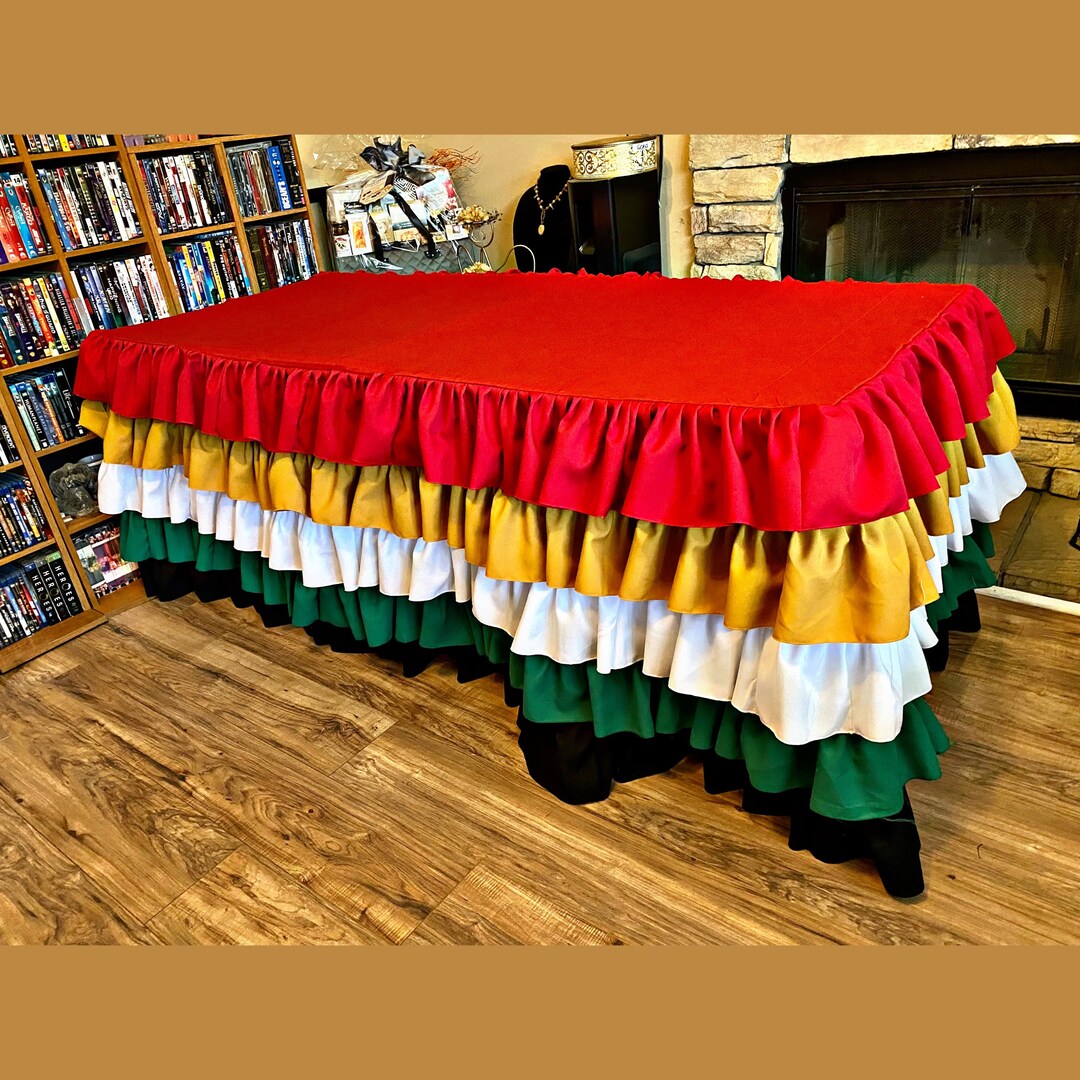 5 Layer Ruffled Table Skirt Candy Table - Etsy
