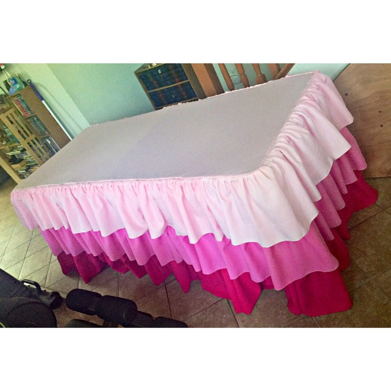 Ruffled Tablecloth - Etsy