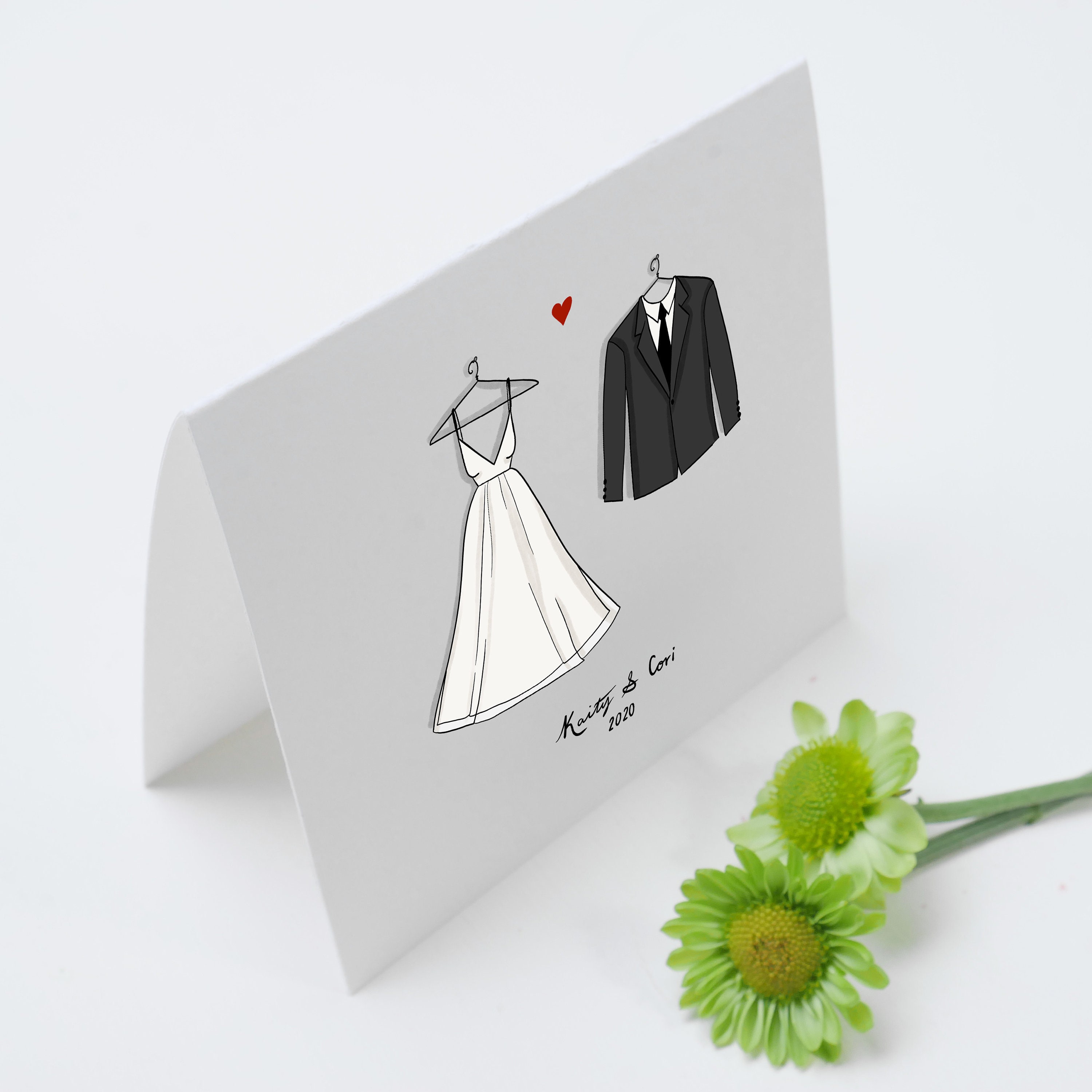 Custom Wedding Card, Wedding Card, Custom Card, Unique Custom Card ...