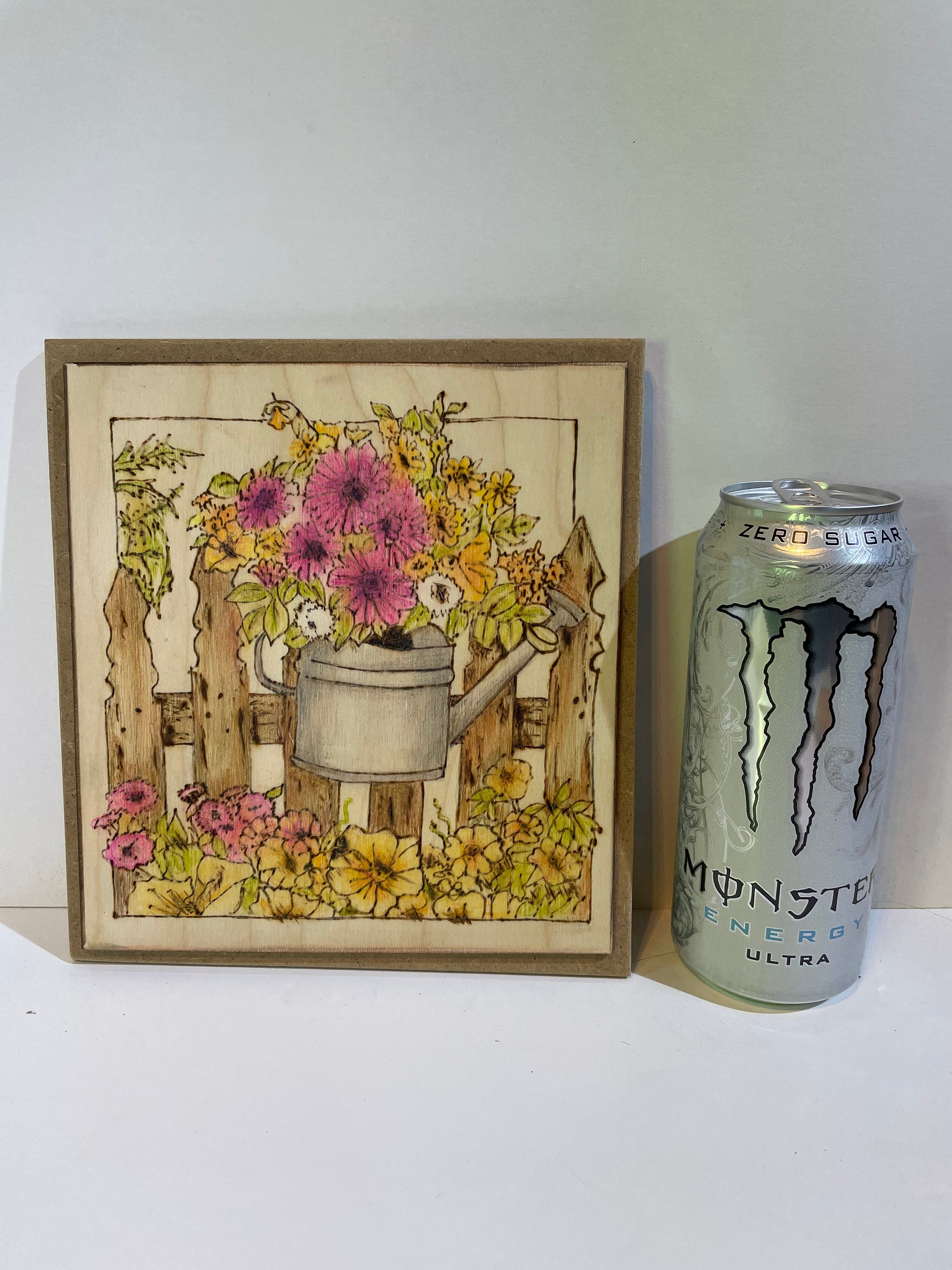 Original Art. Garden Fence. Pyrography. (B) - Etsy