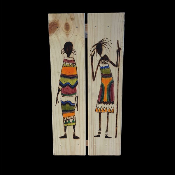 African Pyrography - Etsy