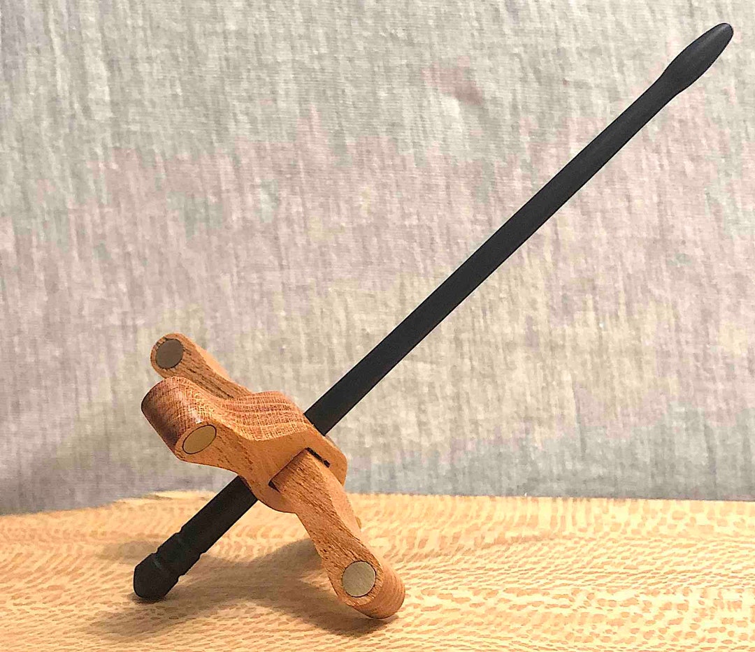 Small 3 Turkish Drop Spindle in Honey Locust With Gabon Ebony Shaft - Etsy