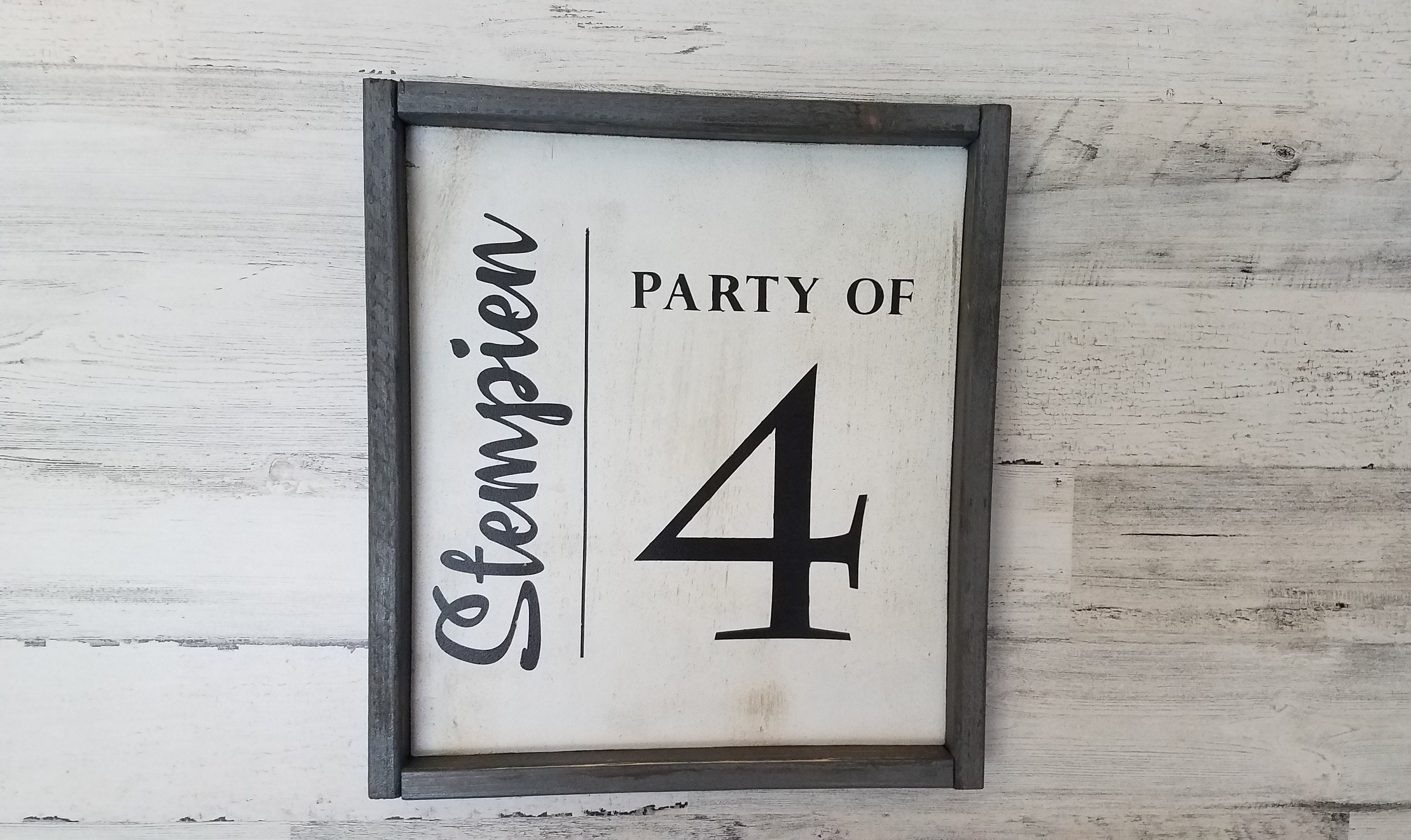 Family Sign, Name Sign, Part of 4 Sign - Etsy