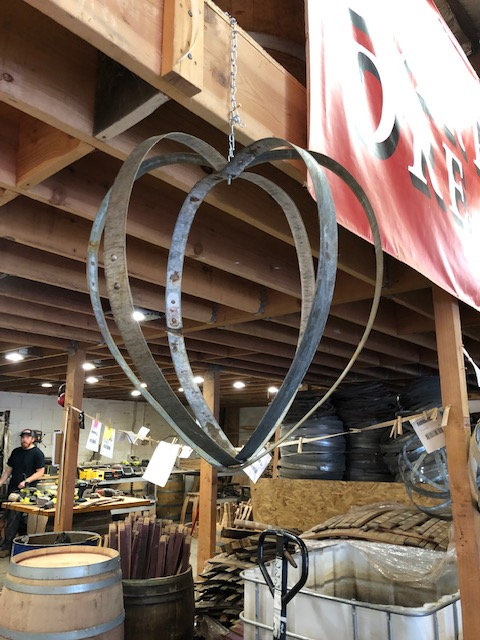 Wine Barrel Spinner Heart - Etsy