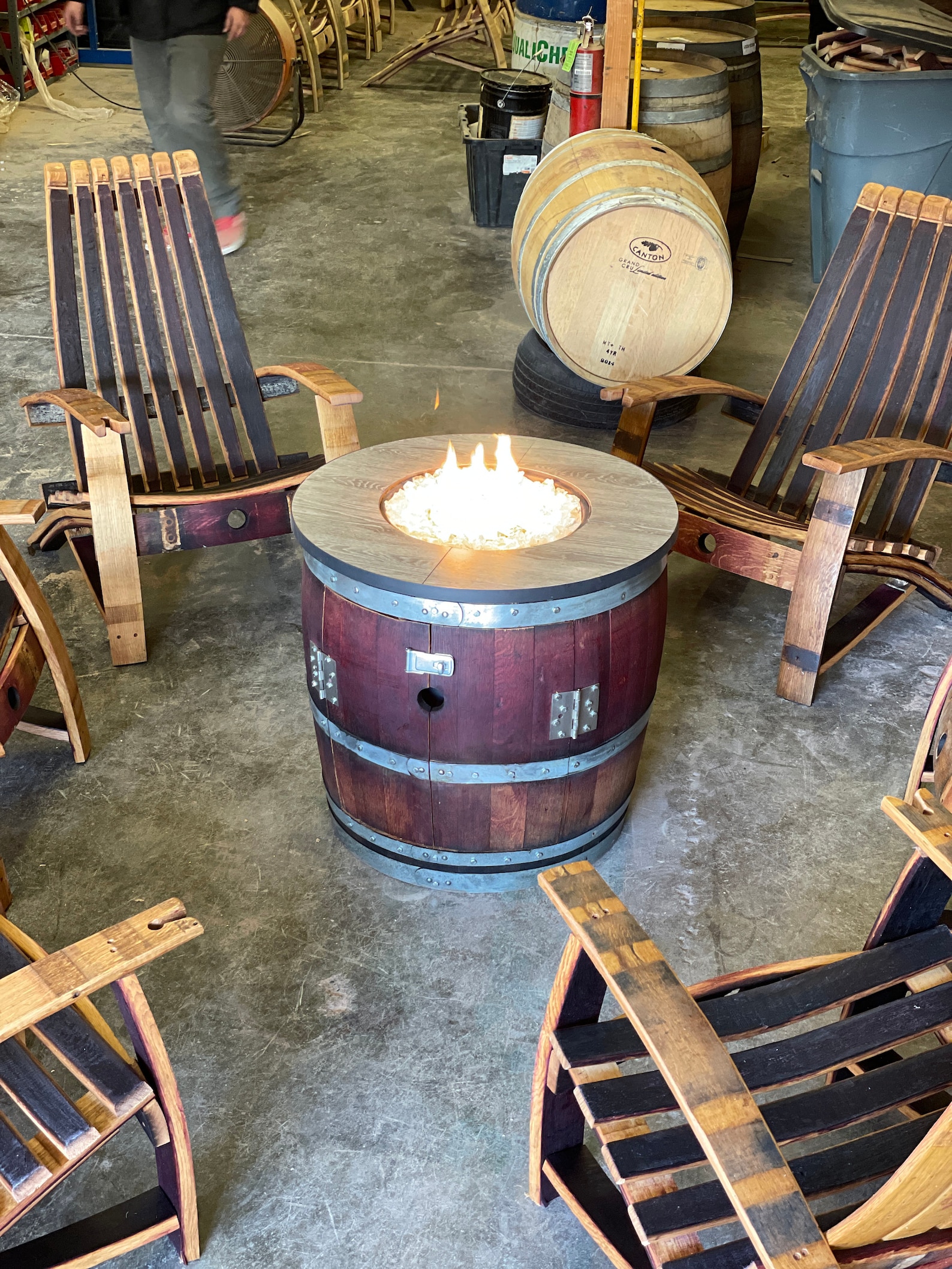 Wine Barrel Fire Pit - Etsy