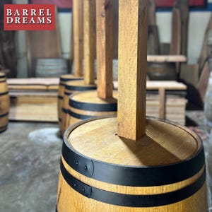 Wine Barrel Post Lighting - Etsy