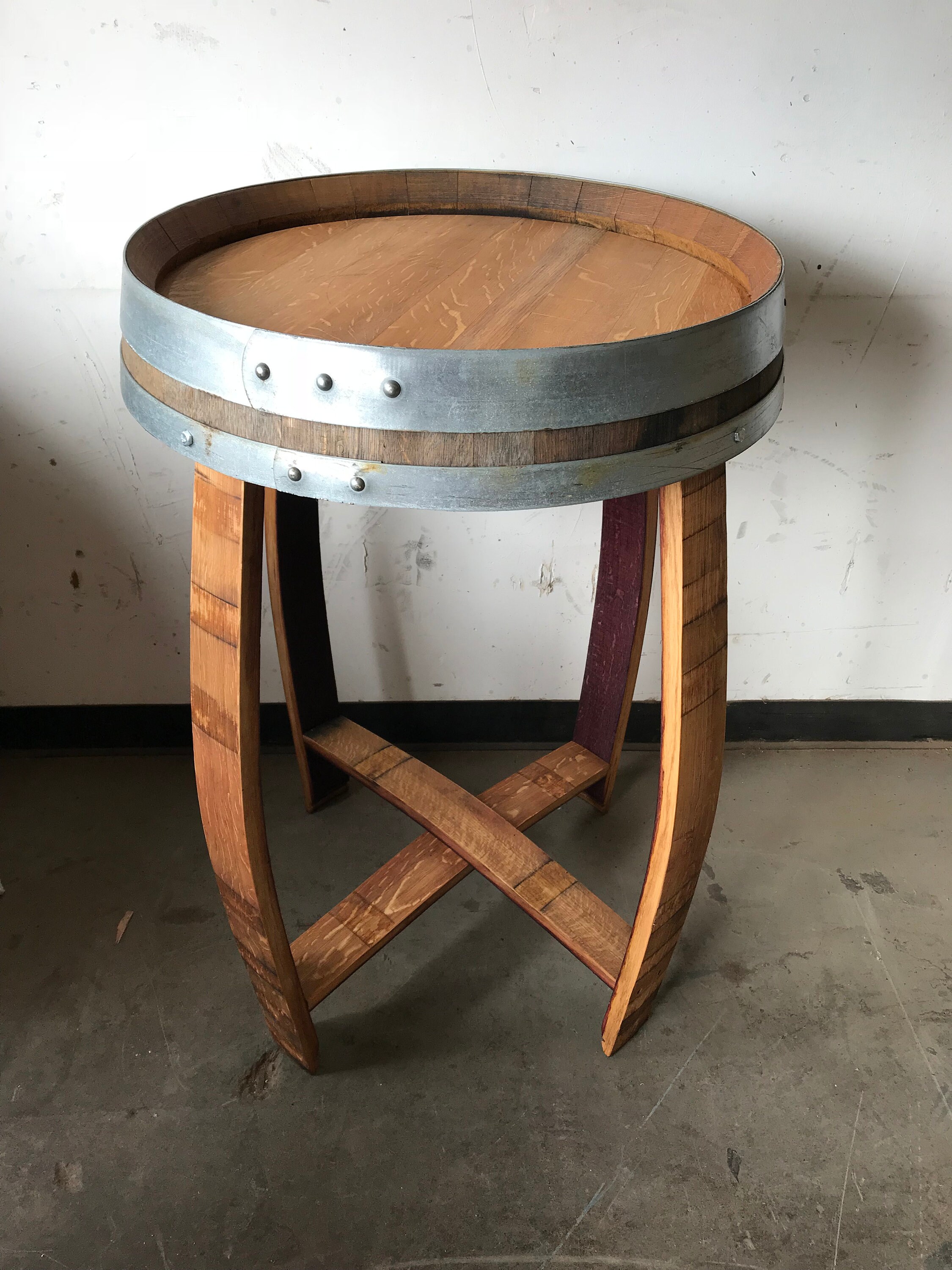 Wine Barrel Bistro Table - Etsy