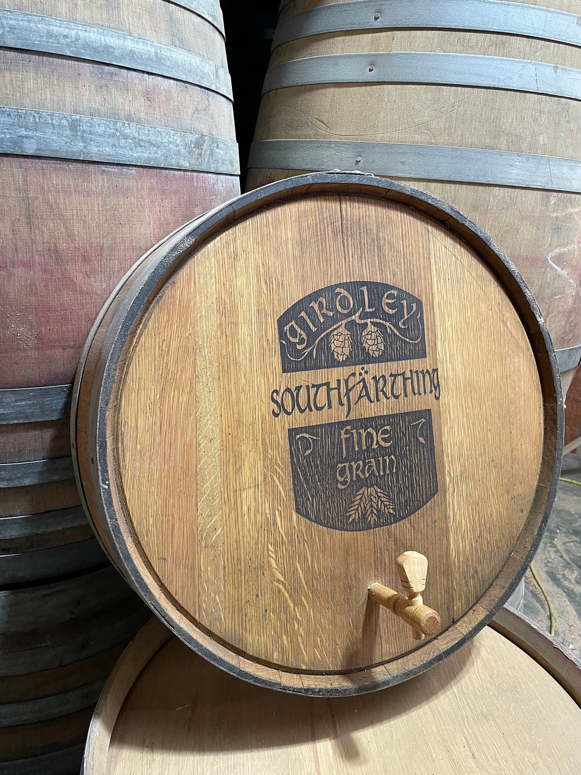 Wall Decor Barrel Head - Etsy