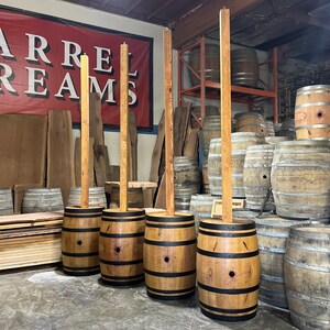 Wine Barrel Post Lighting - Etsy