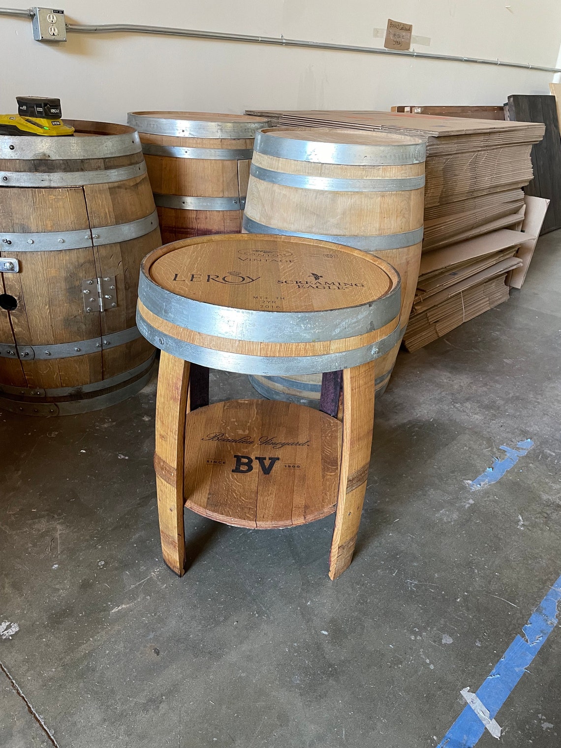Double Ring Double Shelf Table - Etsy