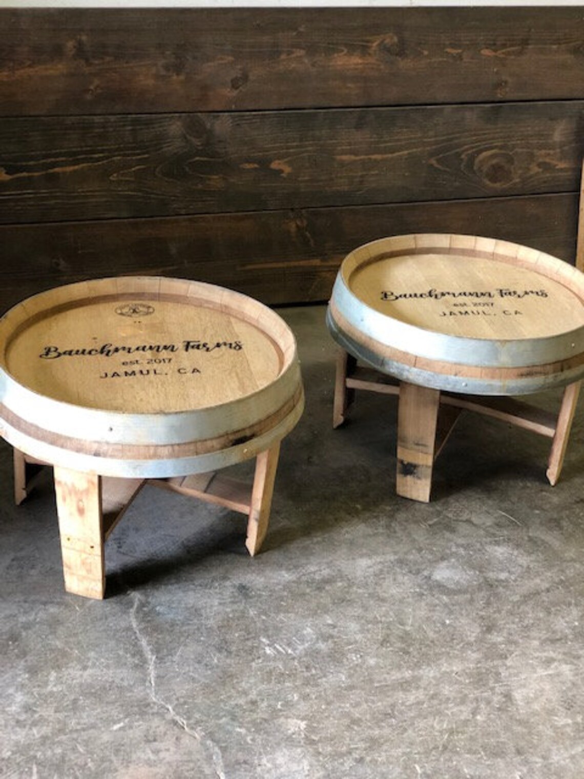 Double Ring Side Table - Etsy