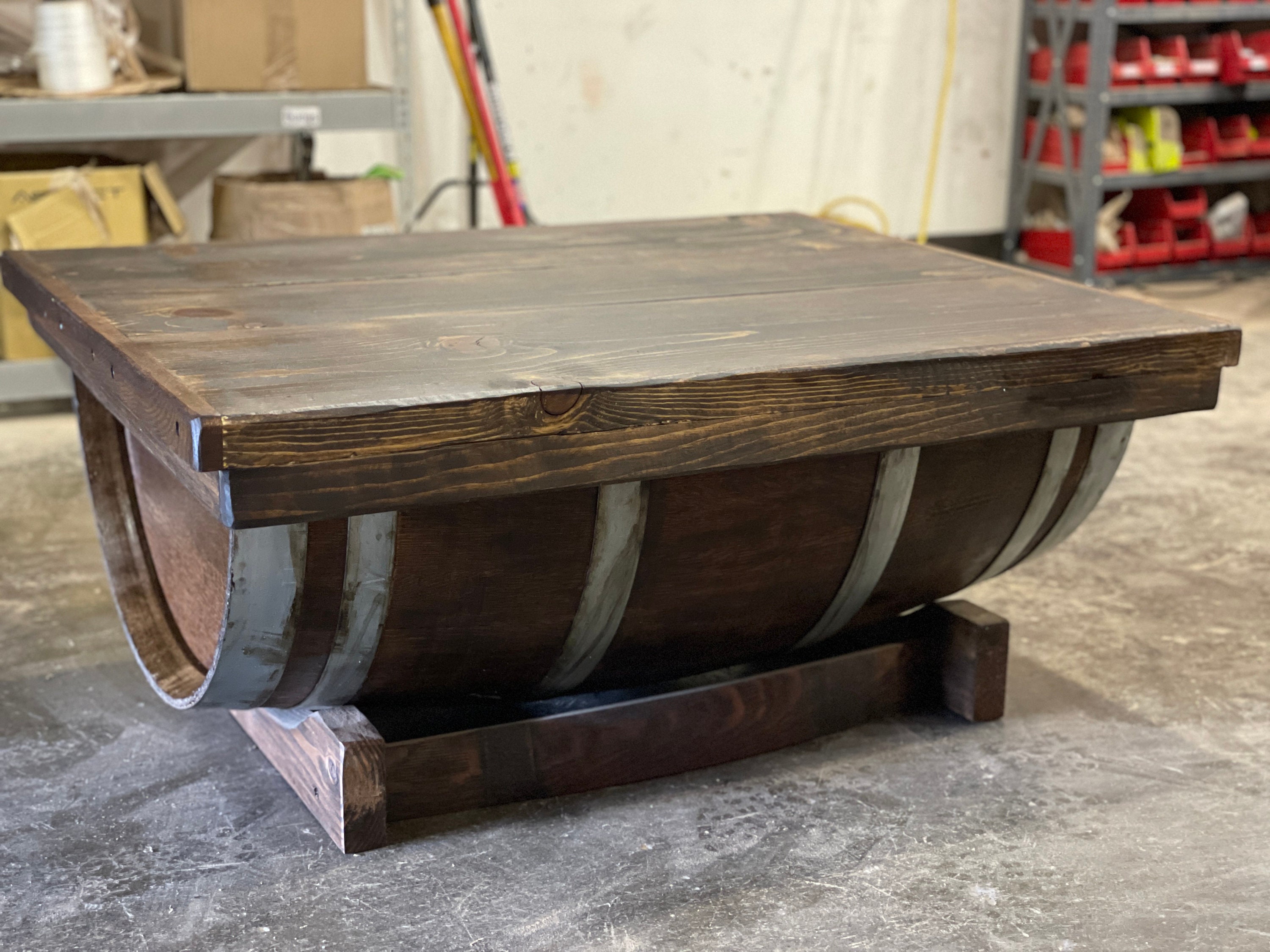 Wine Barrel Coffee Table | Etsy