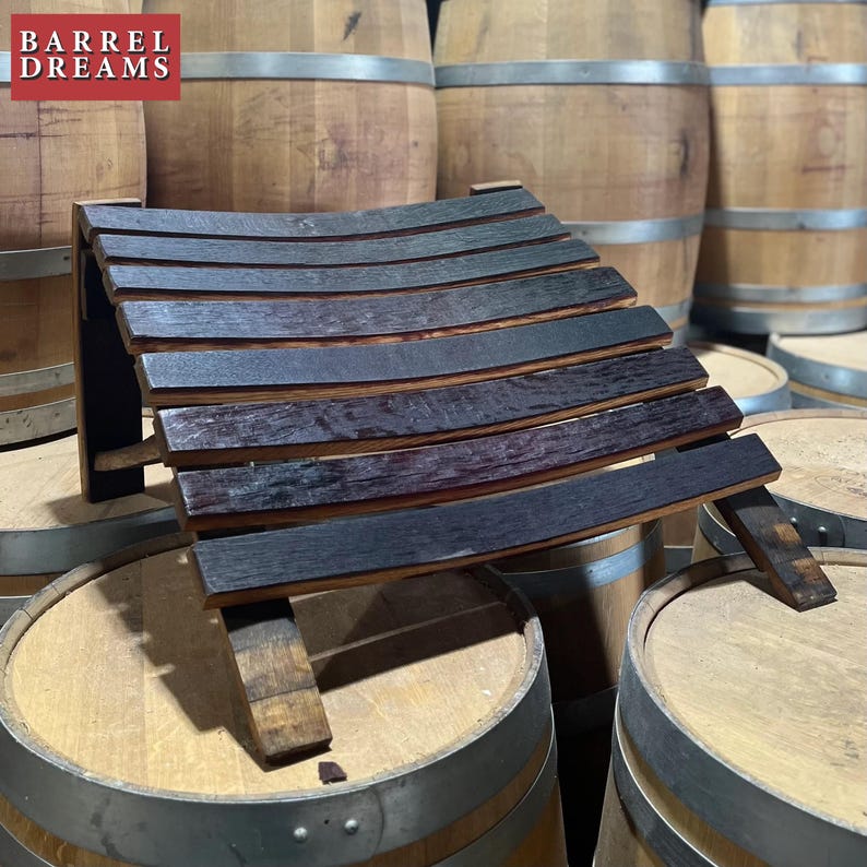 Wine Barrel Ottoman - Etsy