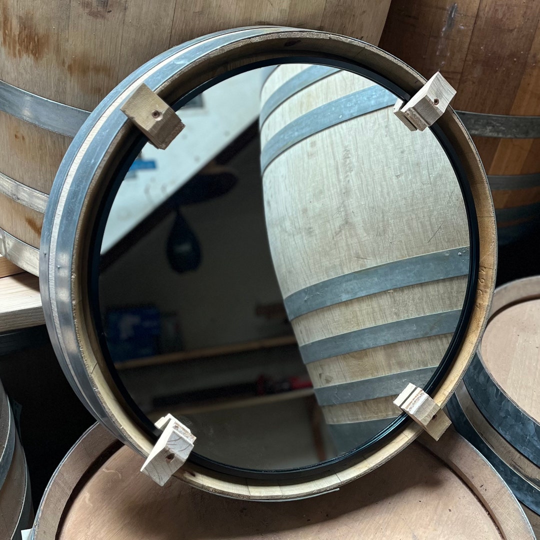 Wine Barrel Mirror - Etsy