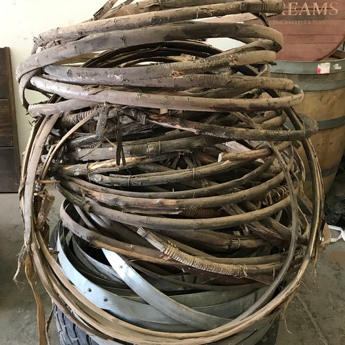 Wine Barrel Hoops 4 per Order - Etsy