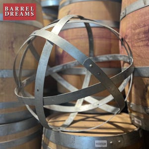 Rustic Wine Barrel Hoop Sphere - Etsy