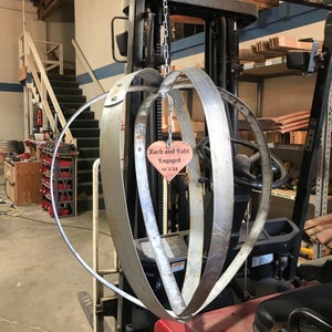 Wine Barrel Spinner Heart - Etsy