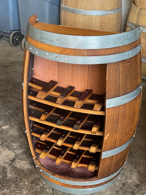 Wine Barrel Wine Rack Plans A Barrel Style Wine Rack A 2x4 Project