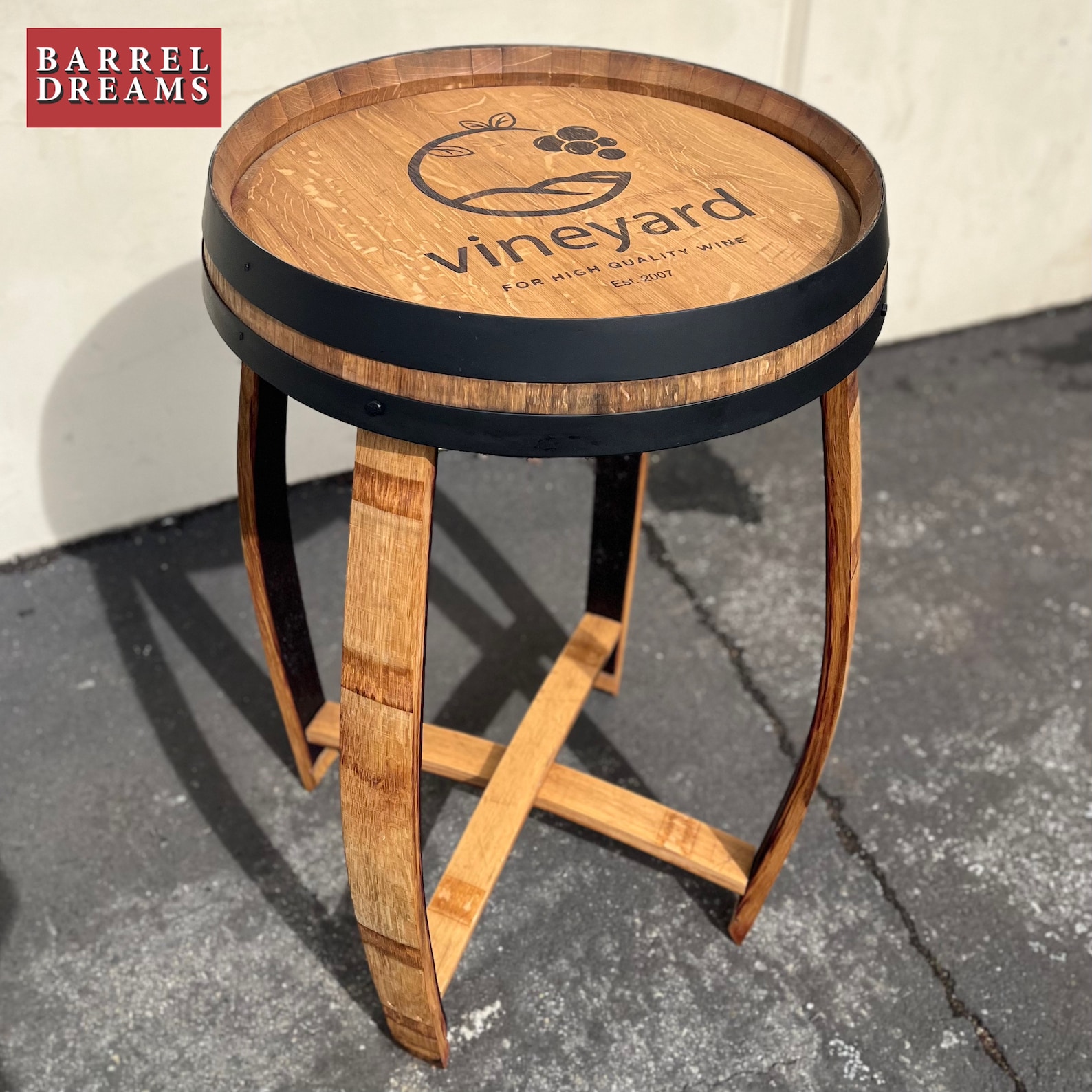 Wine Barrel Bistro Table - Etsy