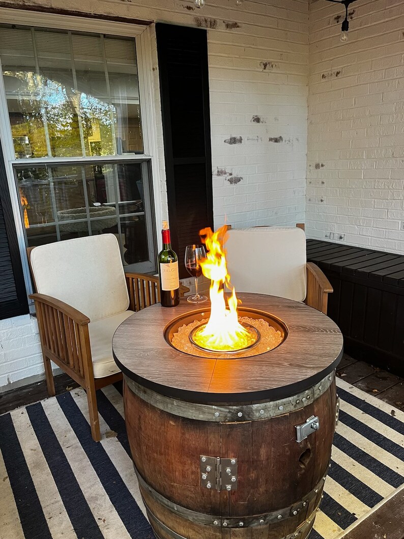 Wine Barrel Fire Pit - Etsy