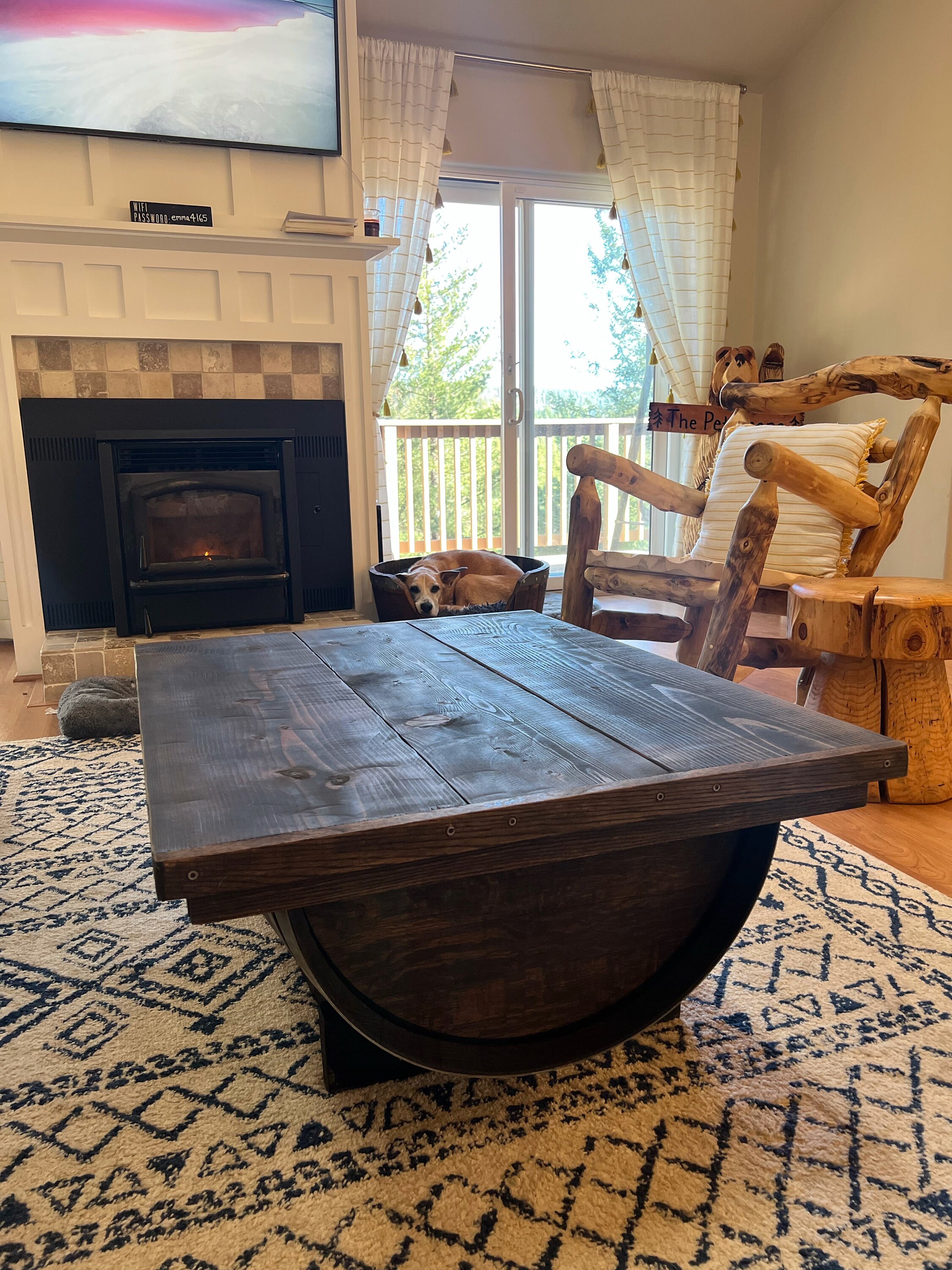 Wine Barrel Coffee Table | Etsy