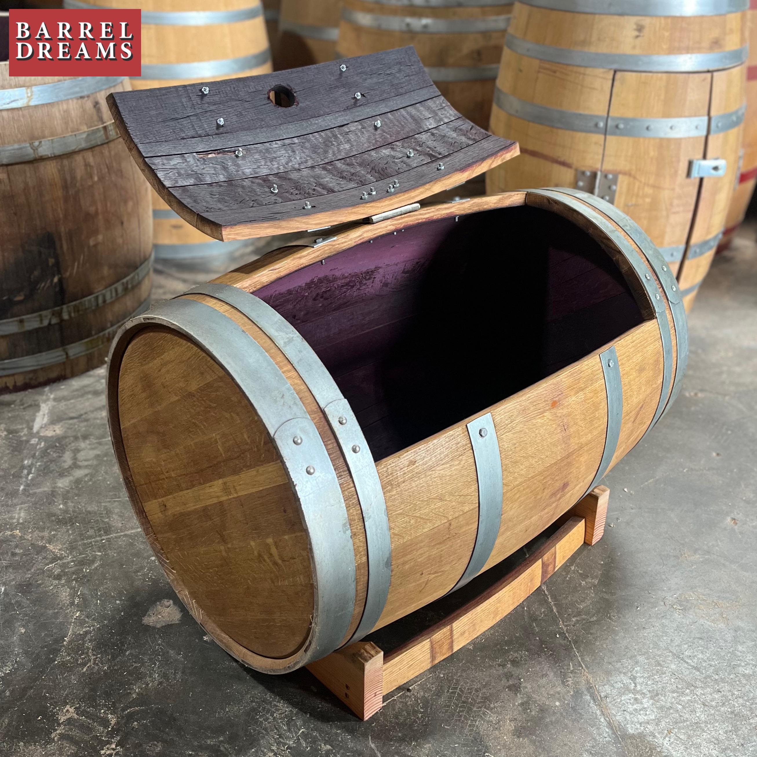 Wine Barrel Ice Chest Cooler