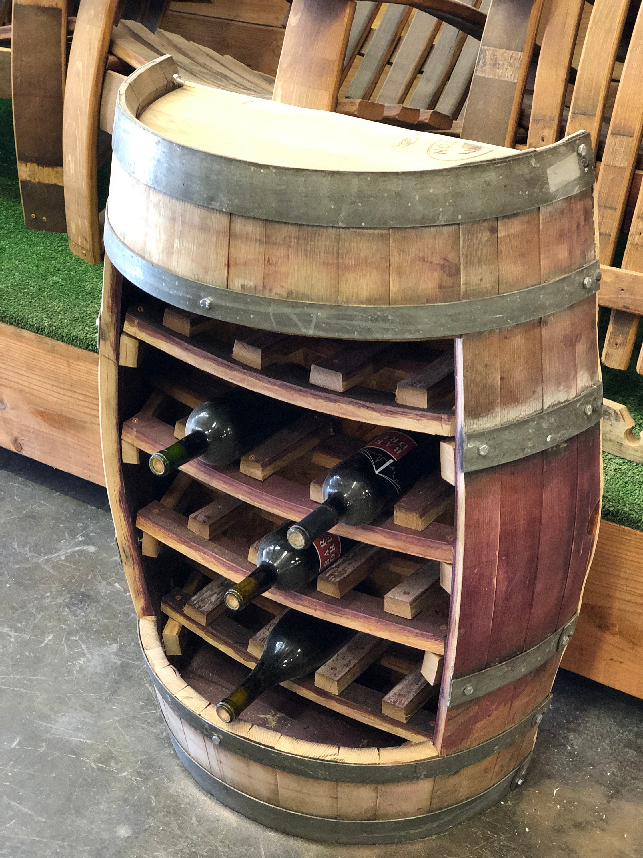 Long Cut Wine Rack | Etsy