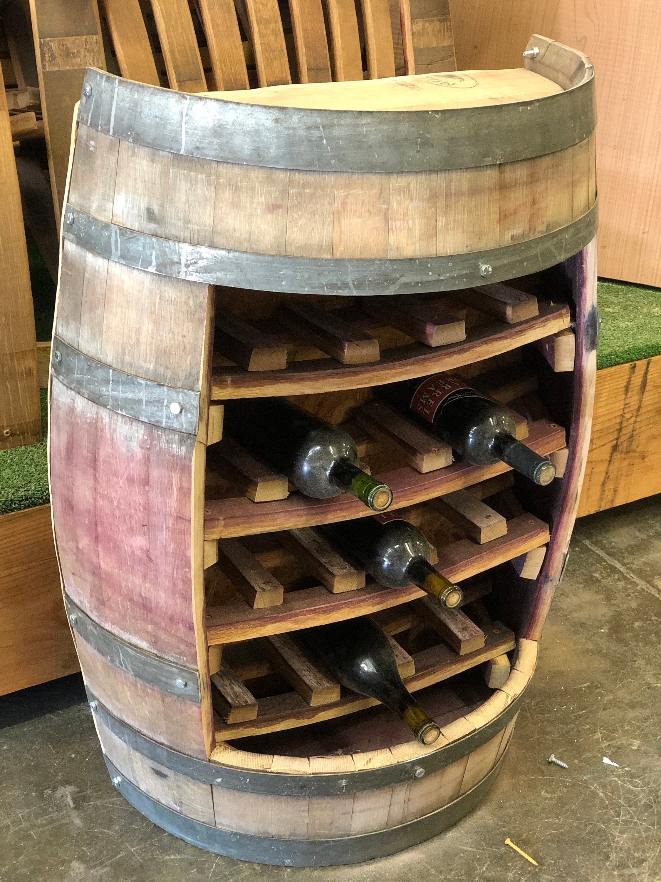 Long Cut Wine Rack | Etsy