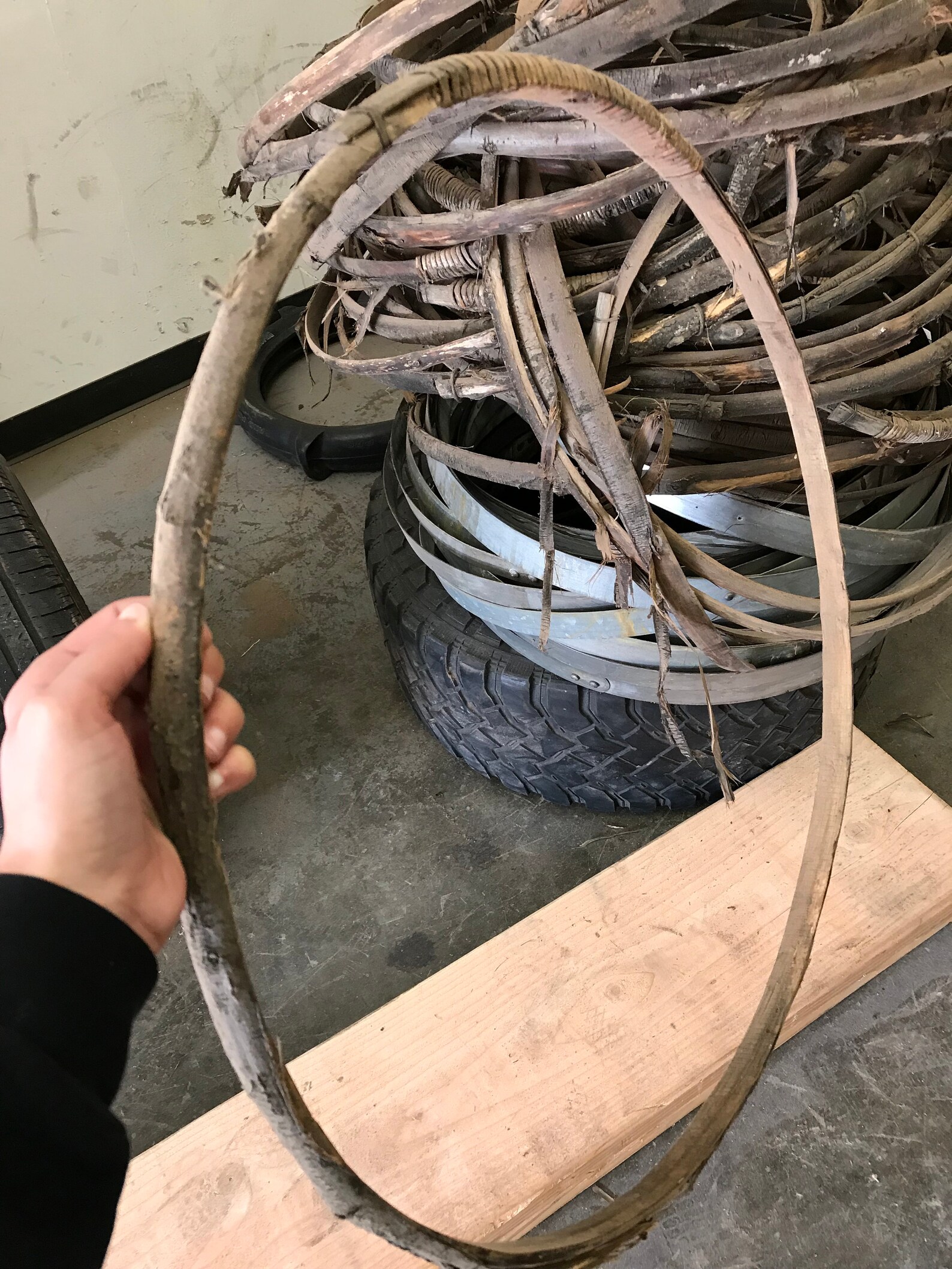 Wine Barrel Willow Hoop 4 per Order - Etsy