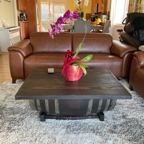Barrel Coffee Table - Etsy