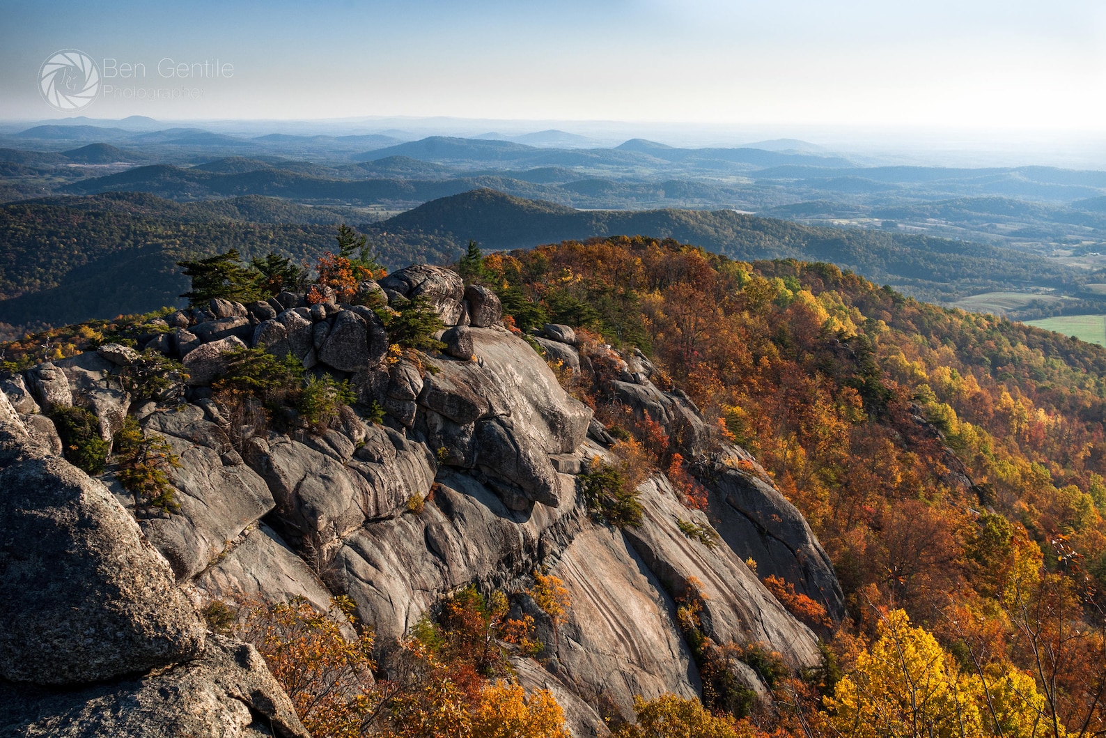 Old Rag Mountain Photo, Landscape Photography, Autumn Photo, Virginia ...