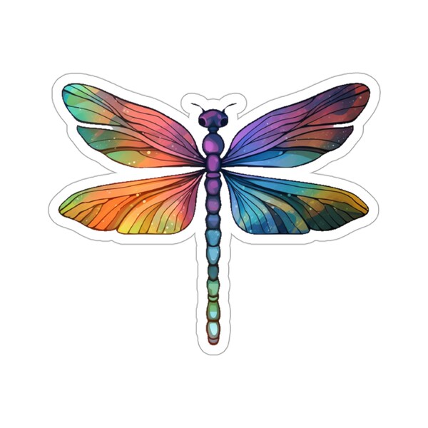Rainbow Dragonfly - Etsy