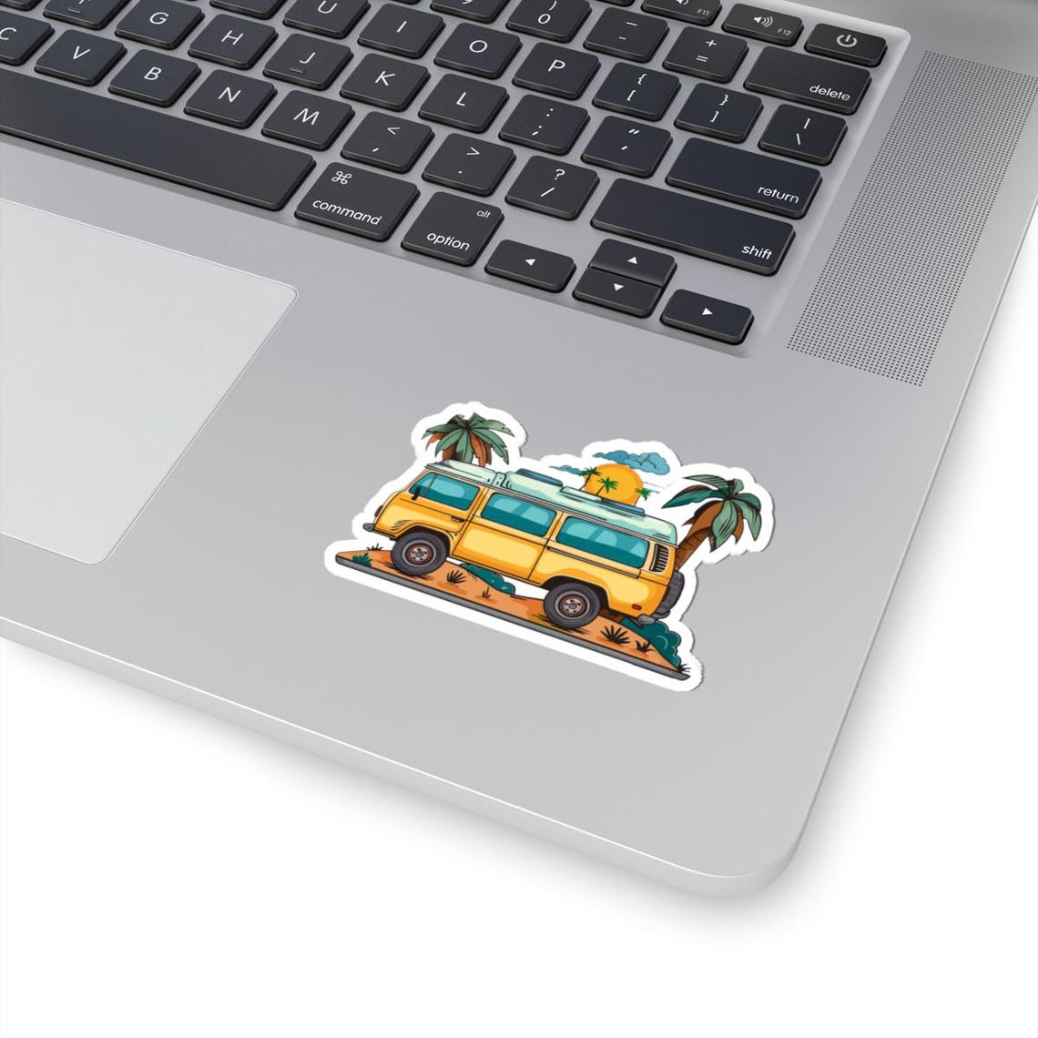 Summer Vibes Sticker - Surf's up Van at the Beach Sticker - Etsy