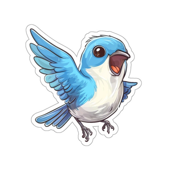 Bluebird Stickers - Etsy